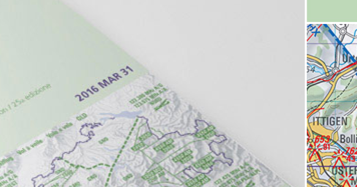 Glider Map Switzerland 1:300,000 | swisstopo Online Shop